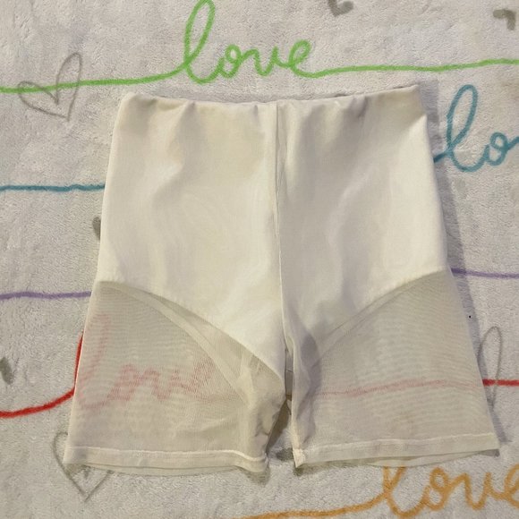 Charlotte Russe | Shorts | White Sheer Elastic High Waist Shorts Womans ...